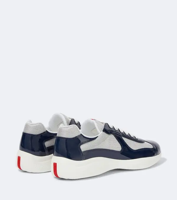 Prada Patent Leather Sneakers - Blue