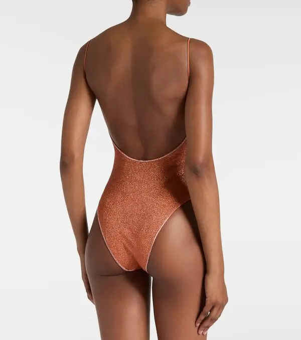 Oseree Lumière One Piece Swimsuit - Orange