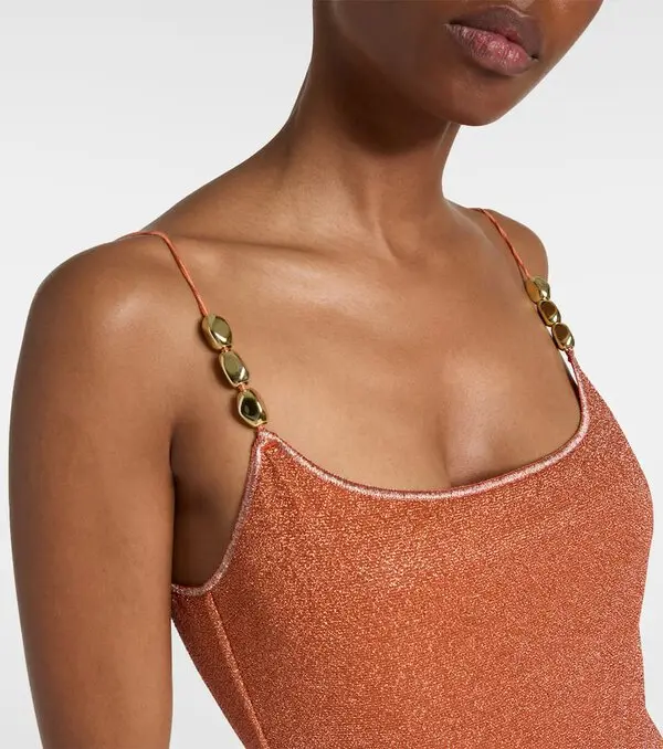 Oseree Lumière One Piece Swimsuit - Orange