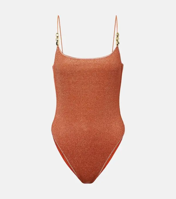 Oseree Lumière One-piece Swimsuit - Orange