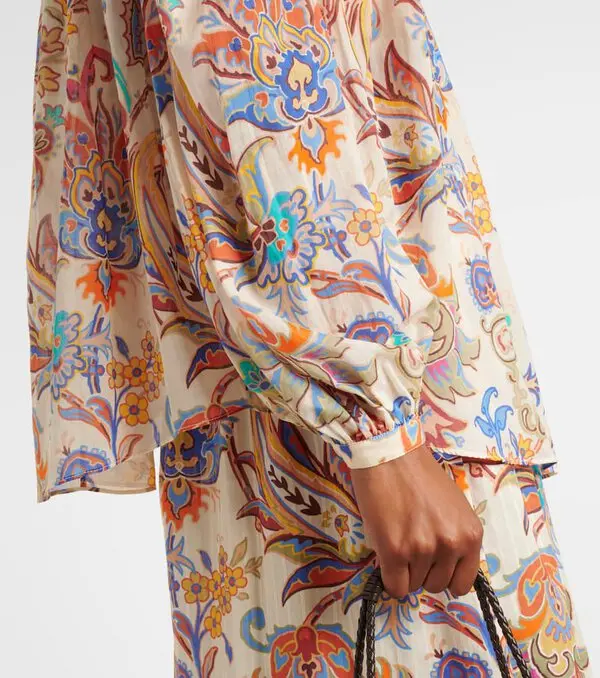 Etro Paisley Cotton Blouse - Multicoloured