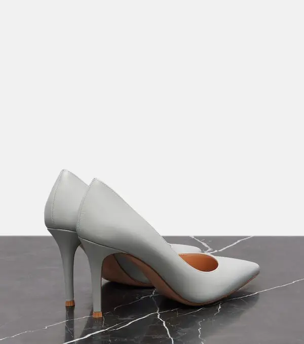 GIANVITO ROSSI 85 Leather Pumps