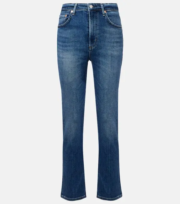 Citizens Of Humanity Zurie Ankle High-rise Slim Jeans - Blue