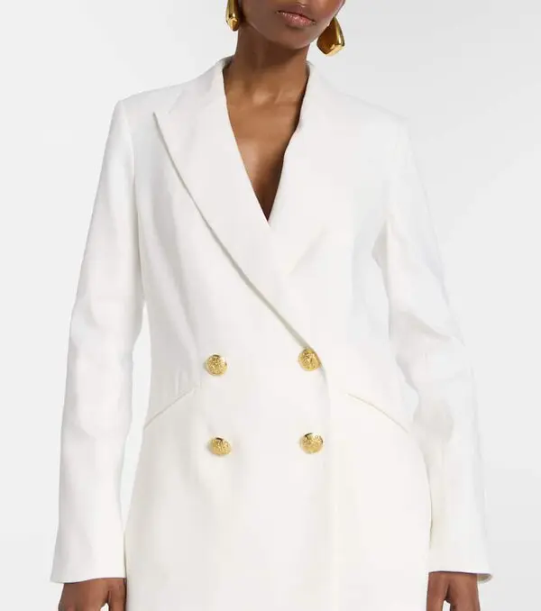 Veronica Beard Dale Linen-blend Blazer