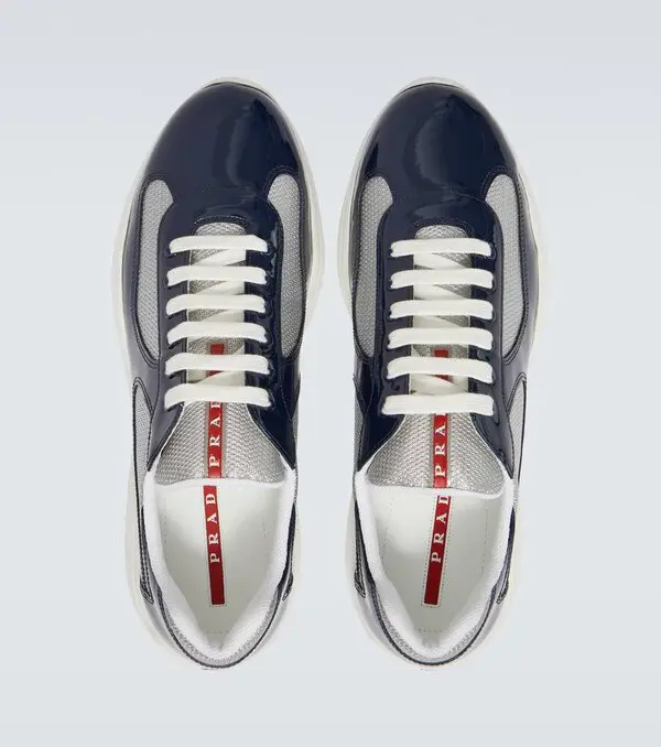 Prada Patent Leather Low-top Sneakers