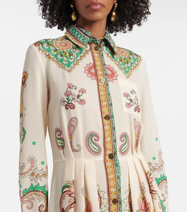 Etro Paisley Midi Dress - Multicoloured