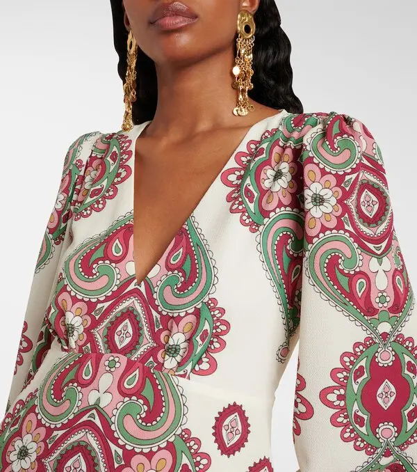 Etro Paisley Midi Dress - Multicoloured