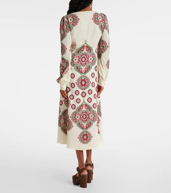 Etro Paisley Midi Dress - Multicoloured