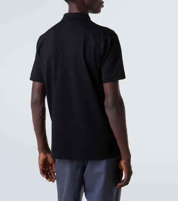 Prada Cotton Polo Shirt - Black