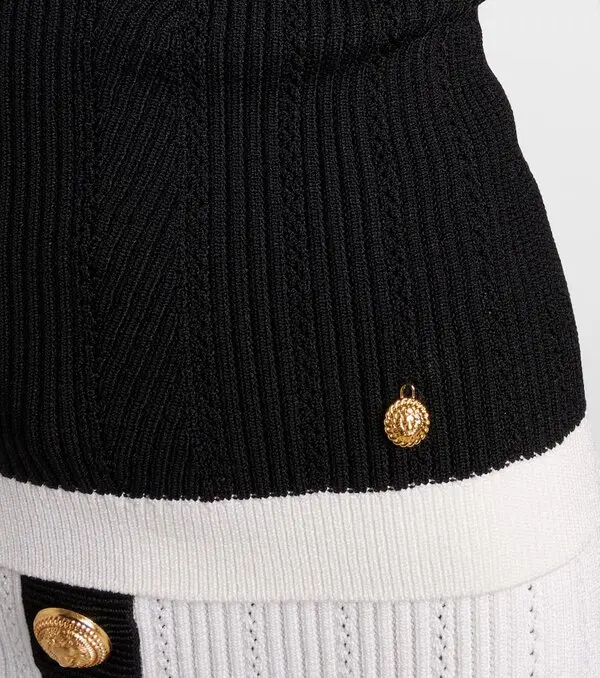 Balmain Ribbed-knit Top