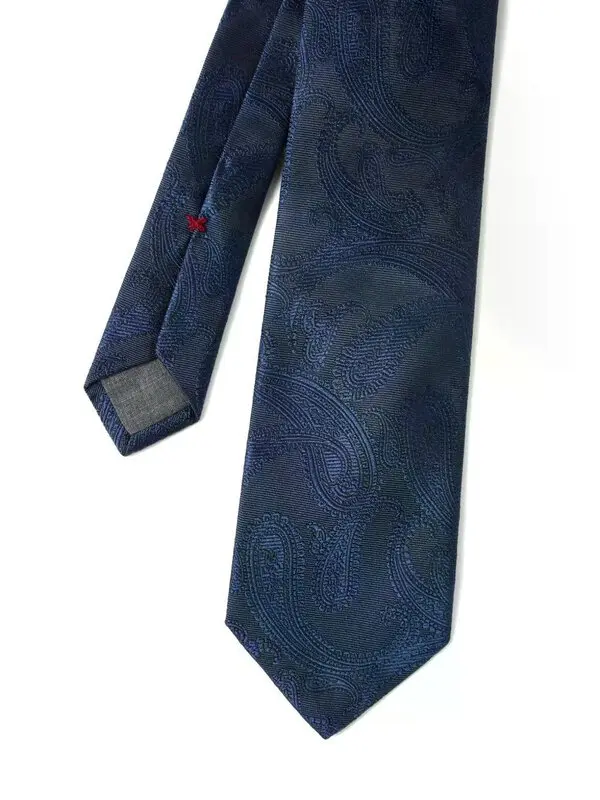 Brunello Cucinelli Silk Tie - Blue