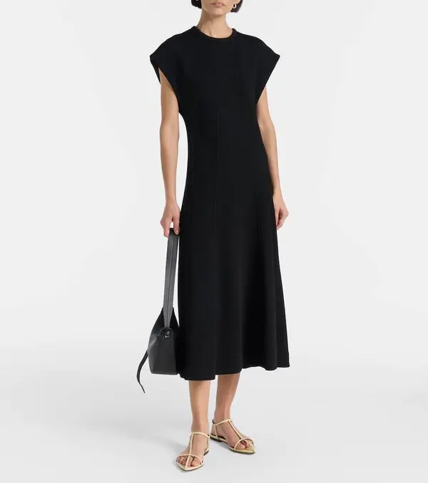 JIL SANDER Leather Pointed Toe Sandals