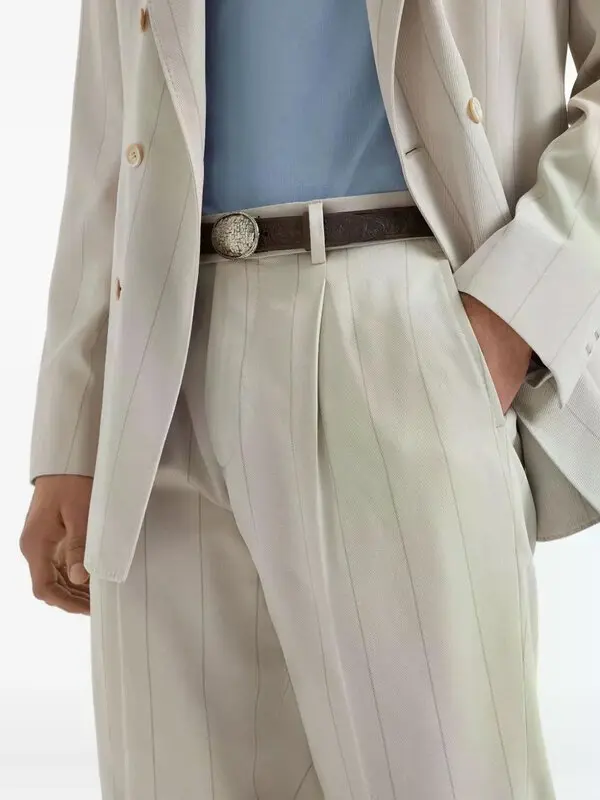 Brunello Cucinelli Pinstripe Tailored Trousers