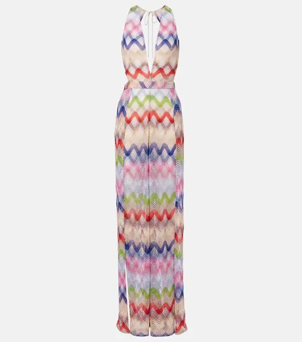 Missoni Zigzag Lamé Jumpsuit - Multicoloured