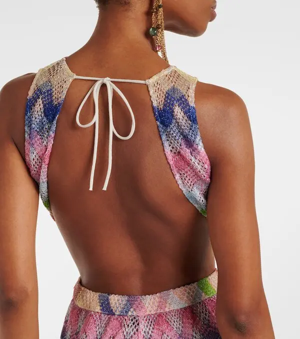 Missoni Zigzag Lamé Jumpsuit - Multicoloured