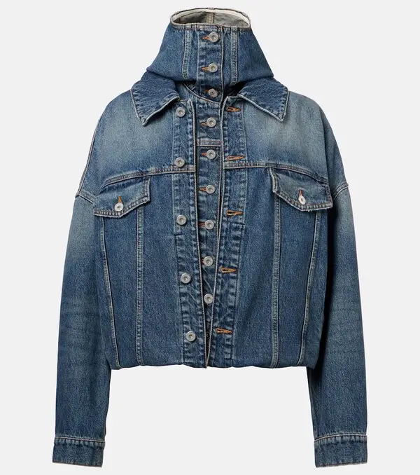 Jean Paul Gaultier Hooded Denim Jacket