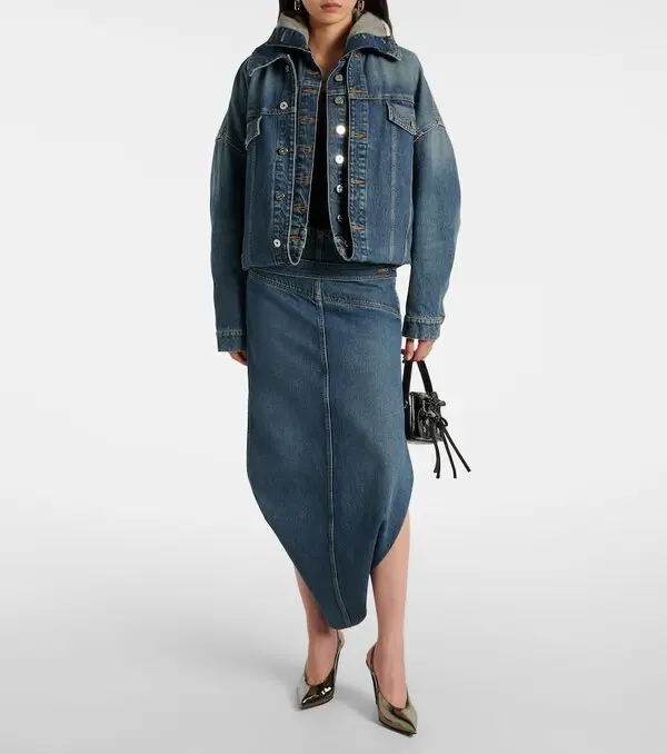 Jean Paul Gaultier Hooded Denim Jacket