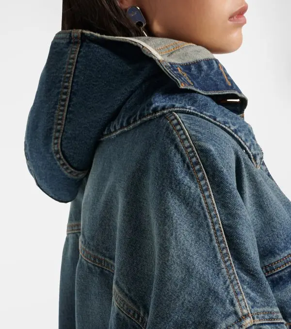Jean Paul Gaultier Hooded Denim Jacket