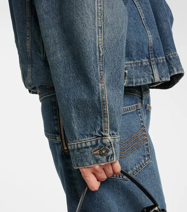 Jean Paul Gaultier Hooded Denim Jacket