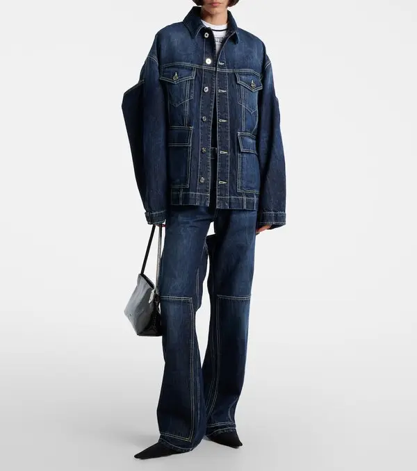 JEAN PAUL GAULTIER Hooded Denim Jacket