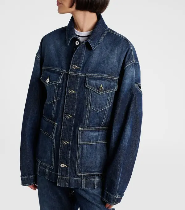 JEAN PAUL GAULTIER Hooded Denim Jacket