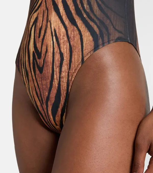 JEAN PAUL GAULTIER Trompe L’oeil One Piece Swimsuit - Multicoloured