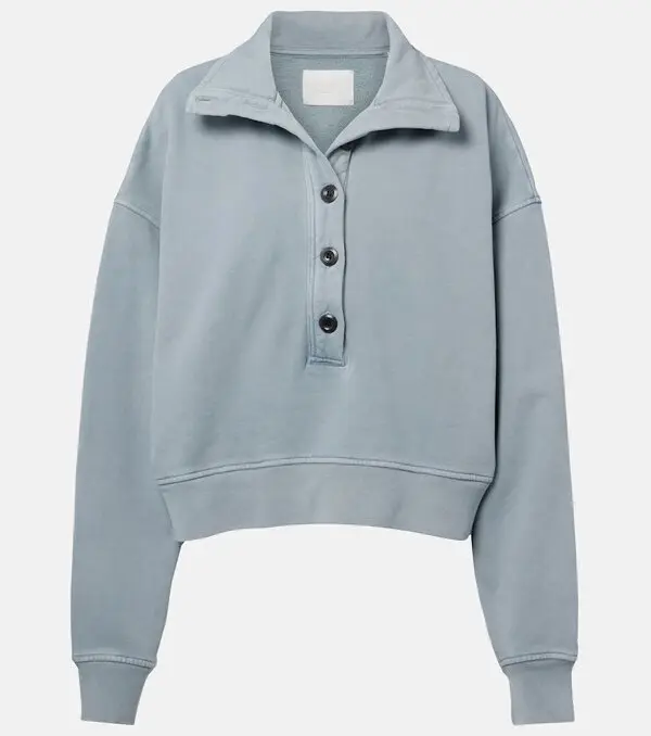 Citizens Of Humanity Mirelle Cotton Jersey Sweatshirt - Blue