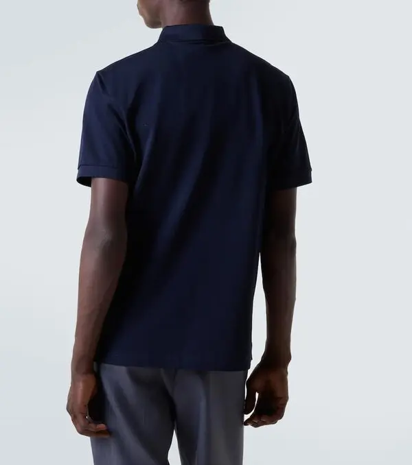 Prada Cotton Polo Shirt - Blue