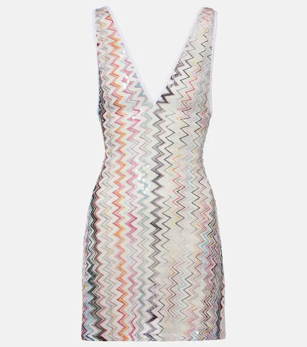 Missoni Zigzag Sequined Beach Cover-up - Multicoloured