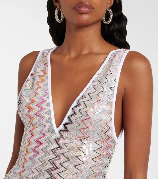 Missoni Zigzag Sequined Beach Cover-up