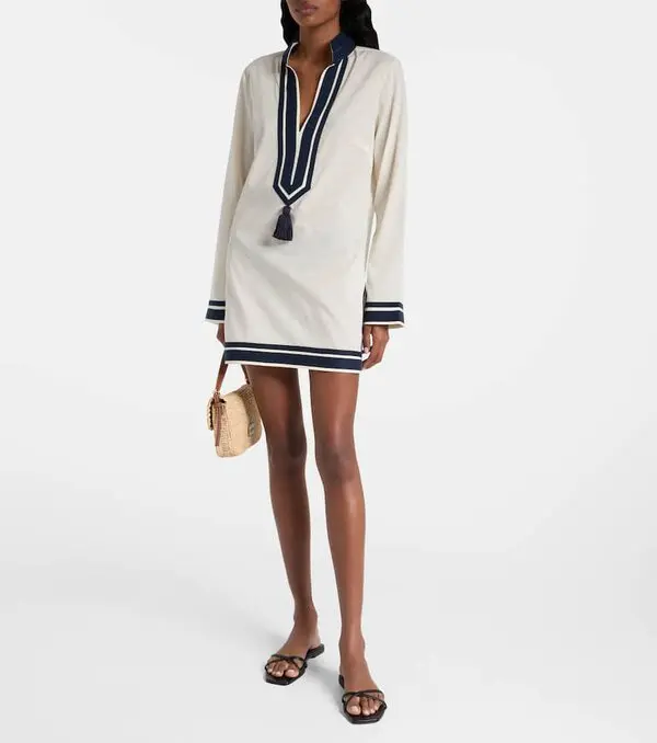 Tory Burch Cotton Voile Tunic - White