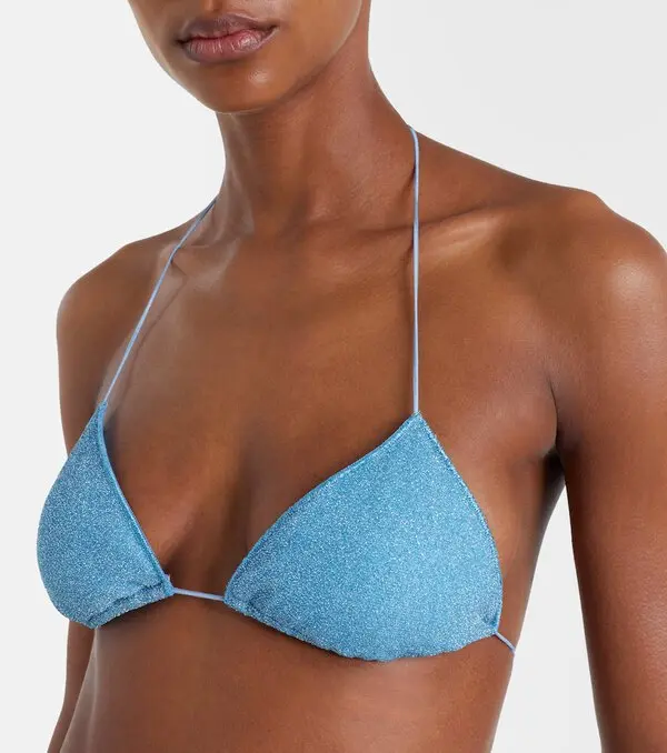 Oseree Lumière Bikini Set With Underwire Cups - Blue