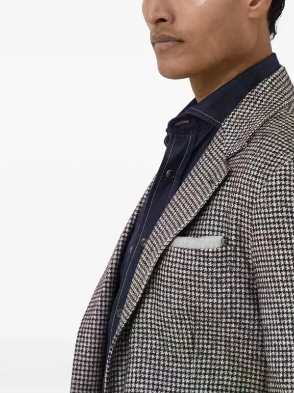 Brunello Cucinelli Silk Pocket Square - Grey
