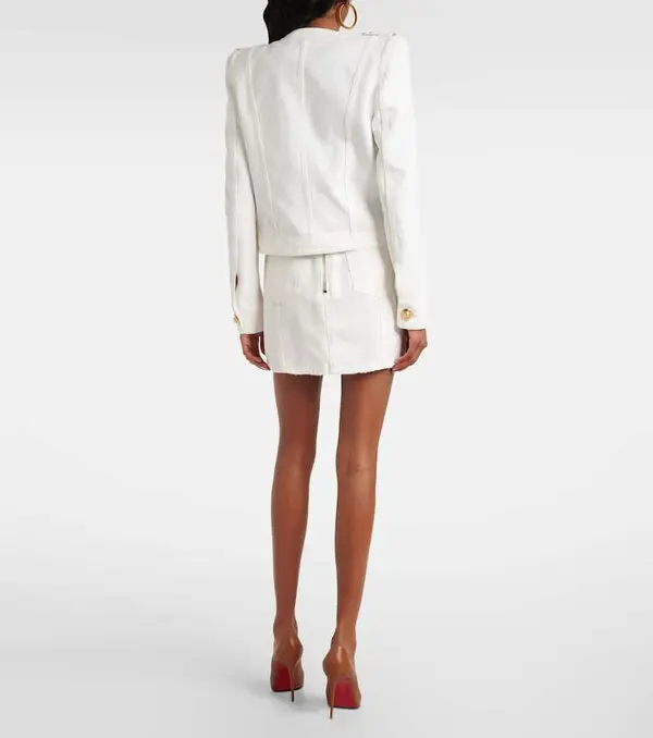 Balmain Cotton Canvas Jacket