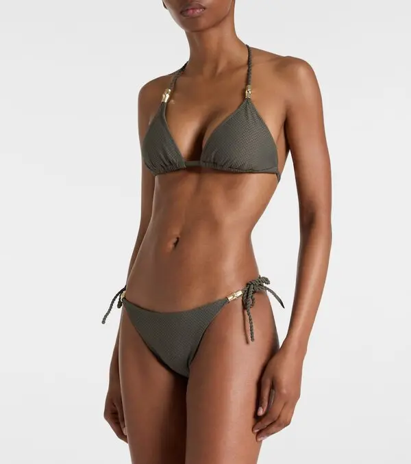 Heidi Klein Core Bikini Top - Green