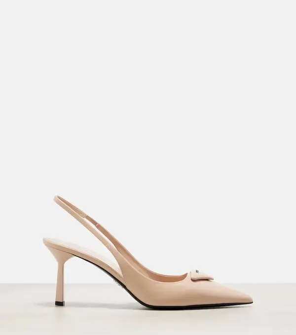 Prada Leather Slingback Pumps