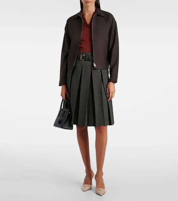 Prada Leather Slingback Pumps