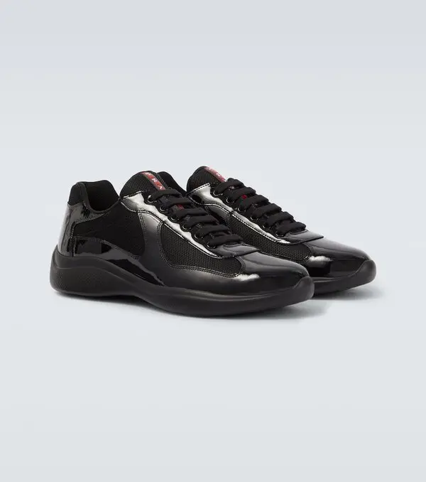 Prada Patent Leather Sneakers