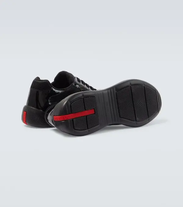 Prada Patent Leather Sneakers