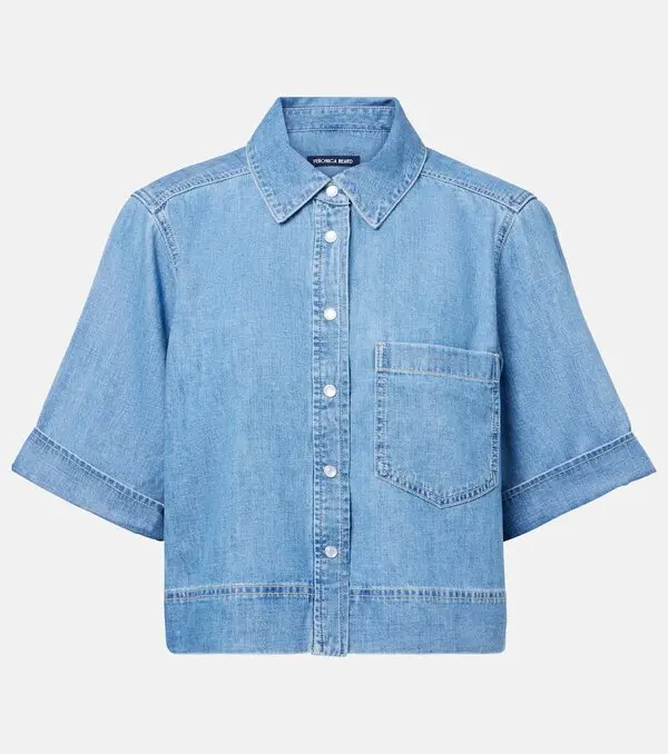 Veronica Beard Spruce Denim Shirt