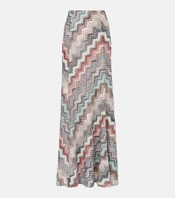 Missoni Zigzag Maxi Skirt - Multicoloured