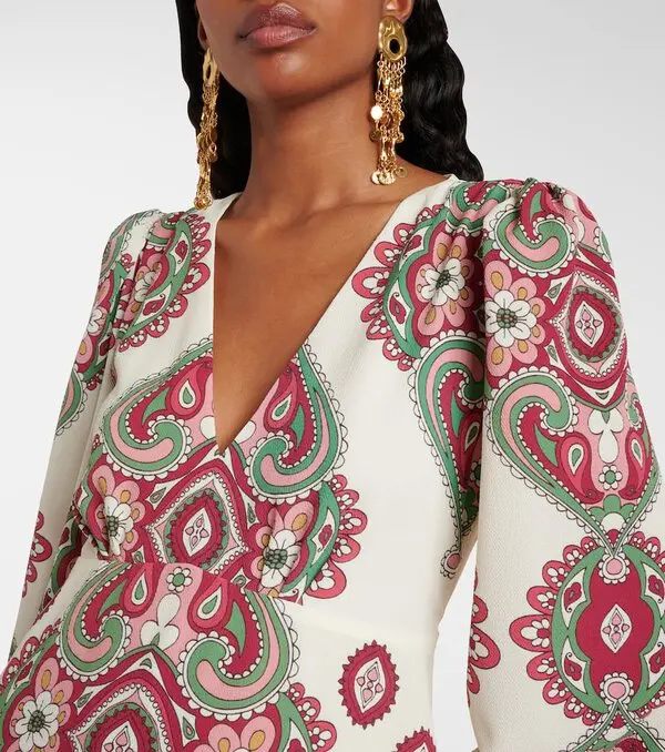Etro Paisley Midi Dress
