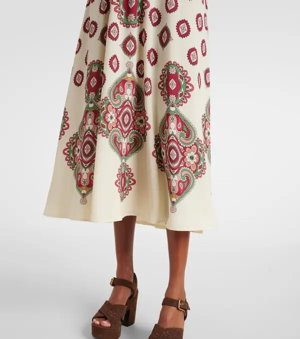 Etro Paisley Midi Dress