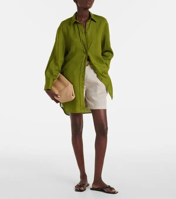 ERES Mignonette Linen Shirt - Green