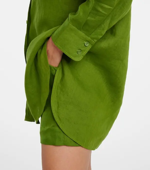 ERES Mignonette Linen Shirt - Green