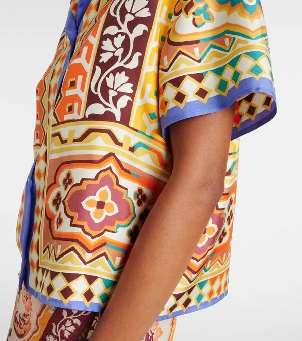 Etro Printed Silk Shirt - Multicoloured
