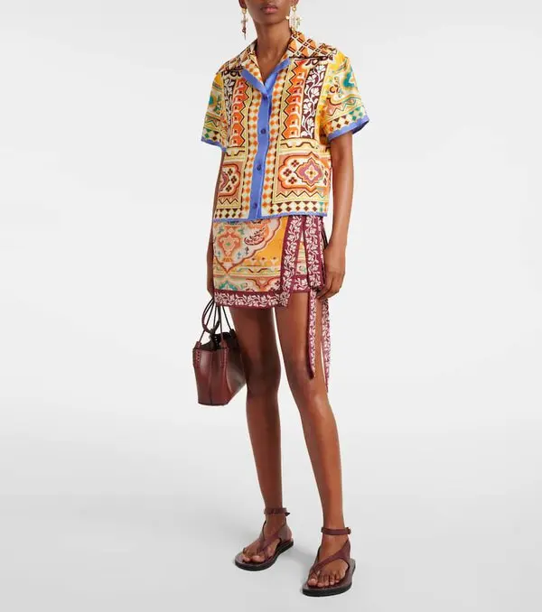 Etro Printed Silk Shirt - Multicoloured