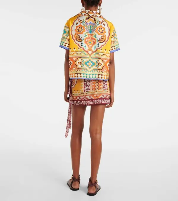 Etro Printed Silk Shirt - Multicoloured