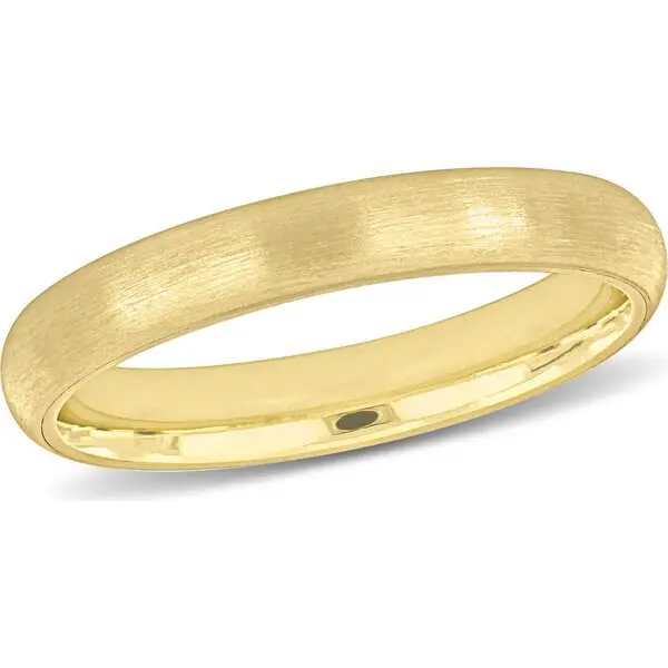 JULIANNA B. 3mm Brushed Finish Wedding Band 14k - 14k Gold