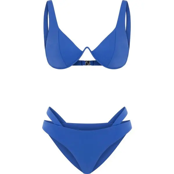 JENDUE Cleo Asymmetric Bikini - Jacaranda